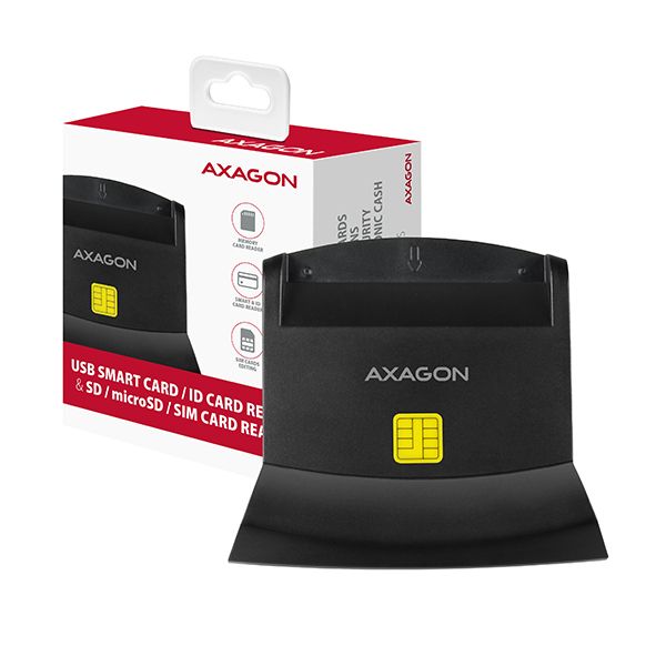 CRE-SM2 4-slot Smart card reader | AXAGON