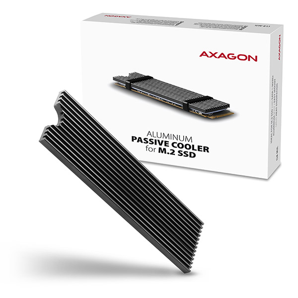 CLR-M2L cooler for M.2 SSD | Axagon